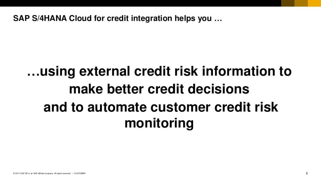 SAP S/4HANA Credit Management Solution Overview | DYCSI | SAP Fioneer