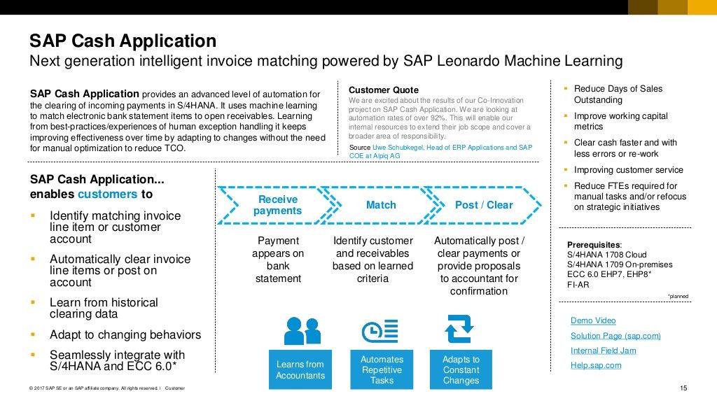 SAP S/4HANA Receivables Management | DYCSI | SAP Fioneer